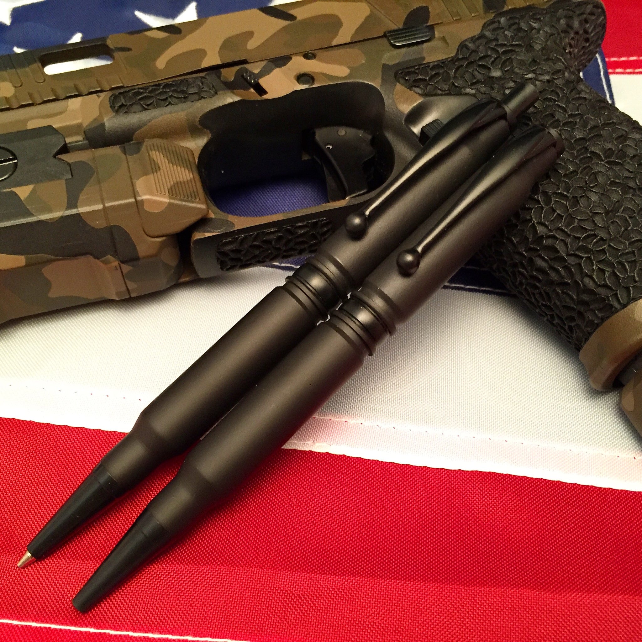 High Caliber Craftsman - 308 Black Bullet Pen and Bullet Pencil Set ...